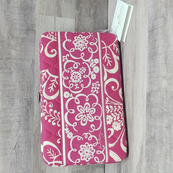 Vera Bradley | Bags | Vera Bradleyopera Wallettwirly Birds Pink Pattern ...